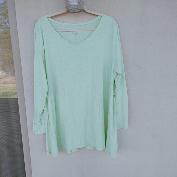 J. Jill | Tops | J Jill Pure Jill Elliptical Soft Green Tshirt Size 2x ...